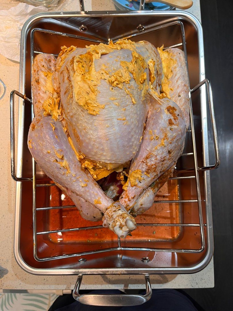 Turkey roast tin, rack, Furniture & Home Living, Kitchenware ...