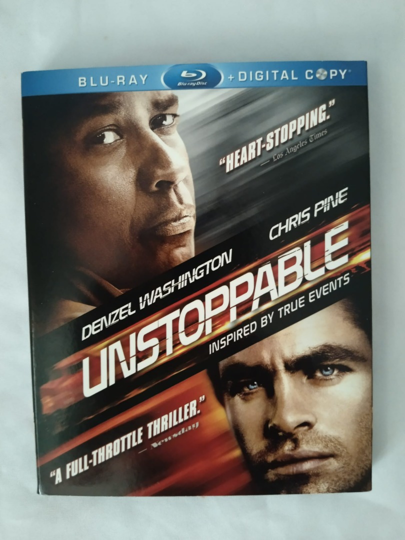Unstoppable Blu Ray movie, Hobbies & Toys, Music & Media, CDs & DVDs on ...