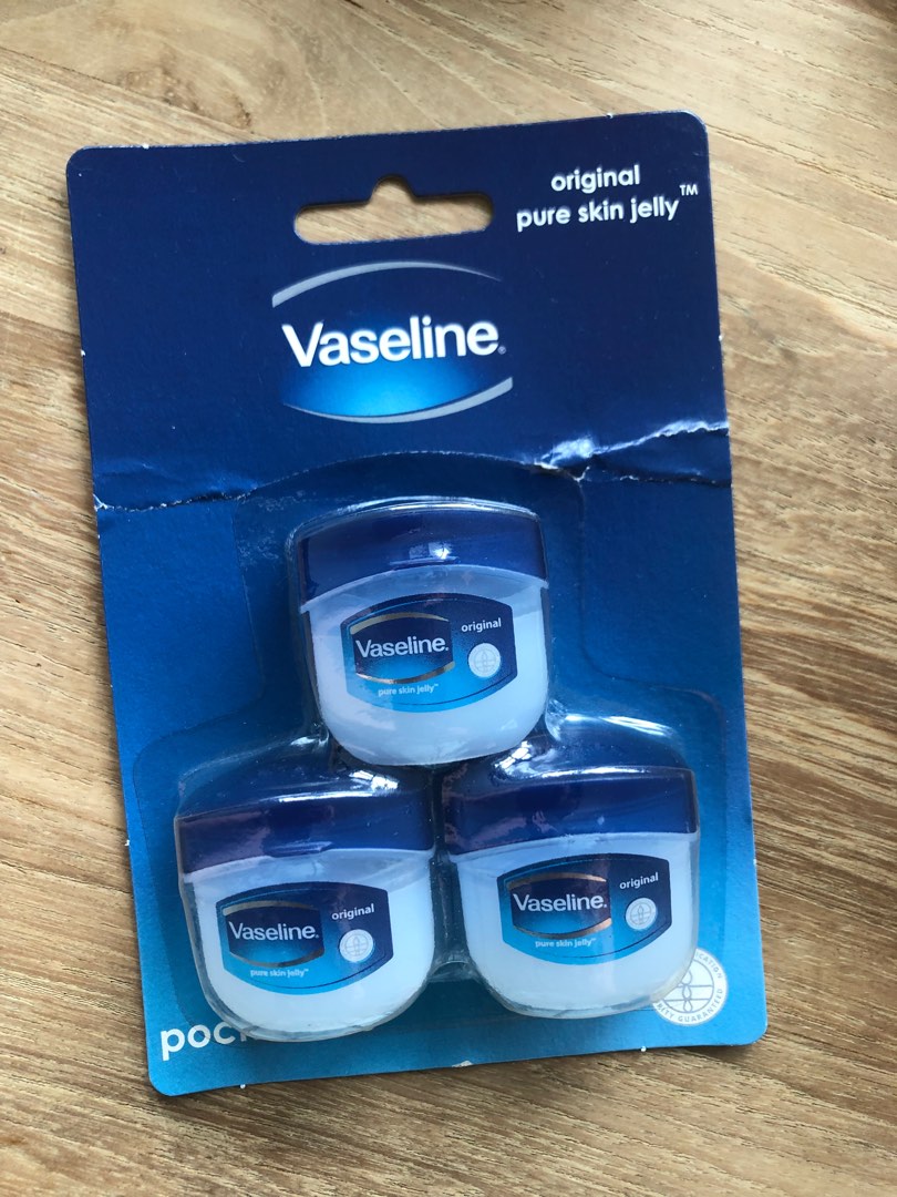 Vaseline pocket size 3-pack, Beauty & Personal Care, Bath & Body, Body ...