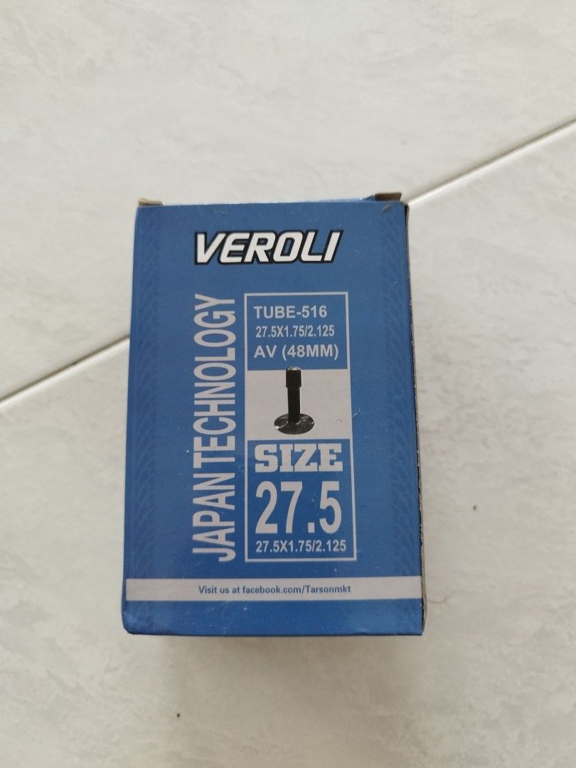 Velori Premium Bicycle Inner Tube ( Schrader Valve) 27.5 x 1.75/2.125 ...