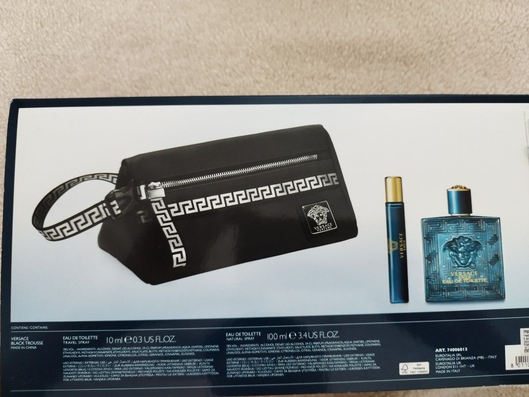 Versace black trousse, Men's Fashion, Bags, Belt bags, Clutches and ...