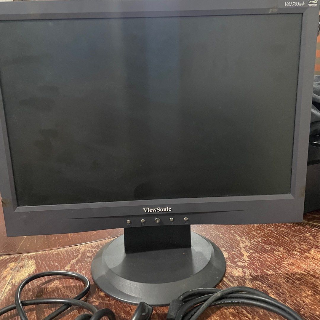Viewsonic Monitor (VA1703wb), Computers & Tech, Parts & Accessories ...