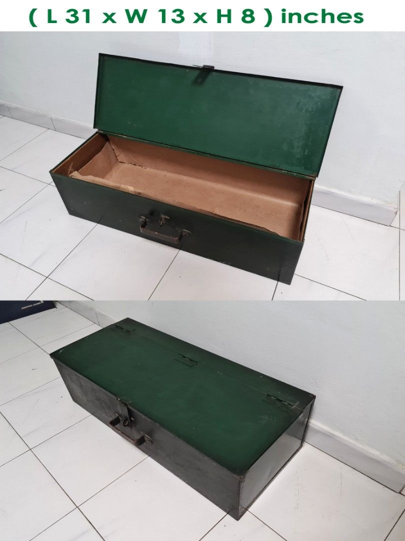 Vintage Metal chests 1950's, Furniture & Home Living, Furniture, Other ...