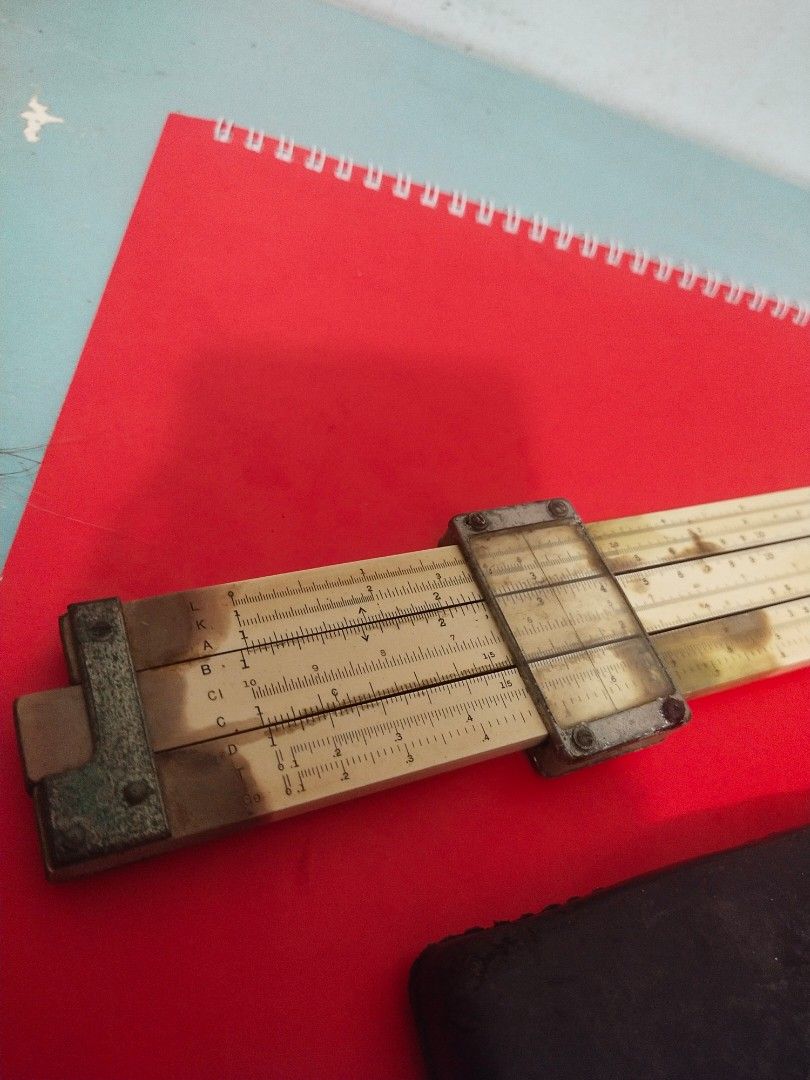 vintage "Slide Rule"/1950s era/Stained & Used/For restoration on Carousell