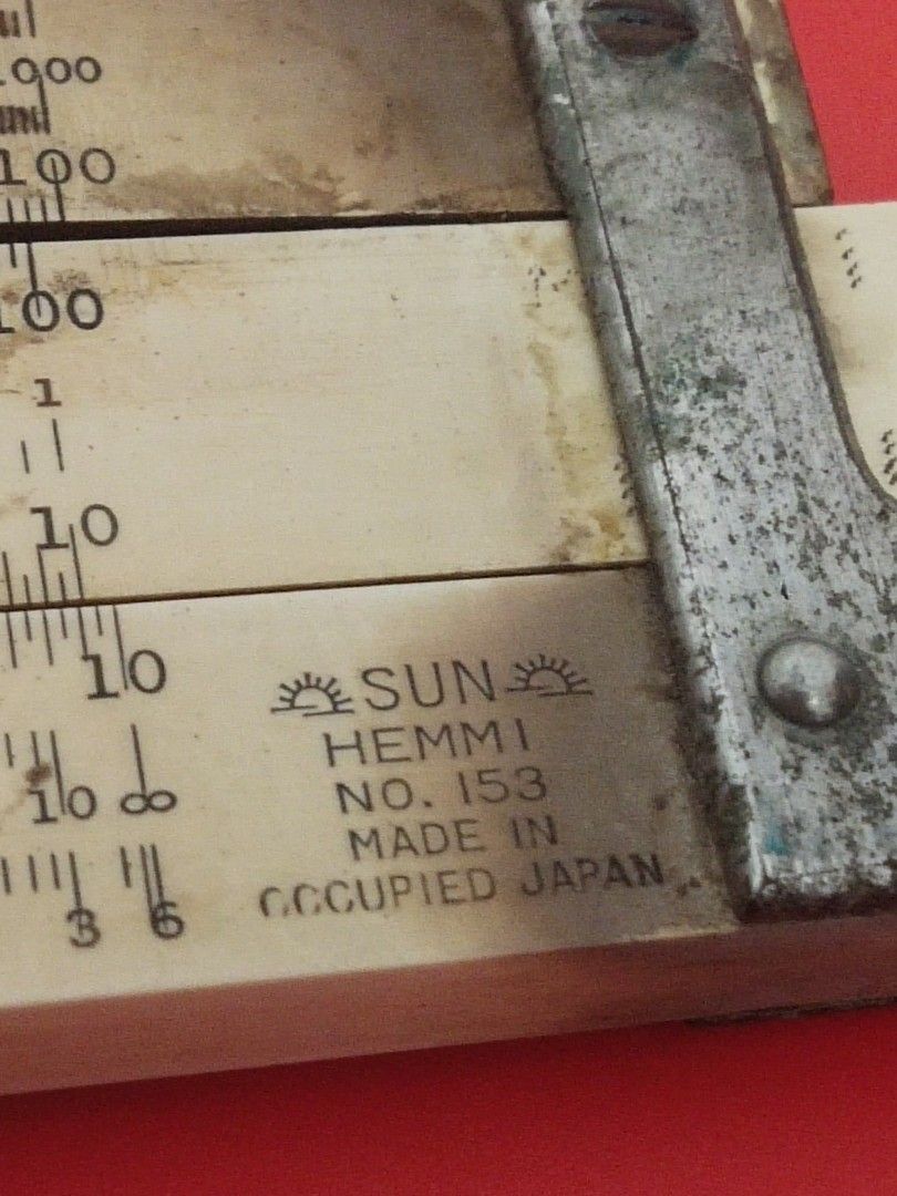 vintage "Slide Rule"/1950s era/Stained & Used/For restoration on Carousell