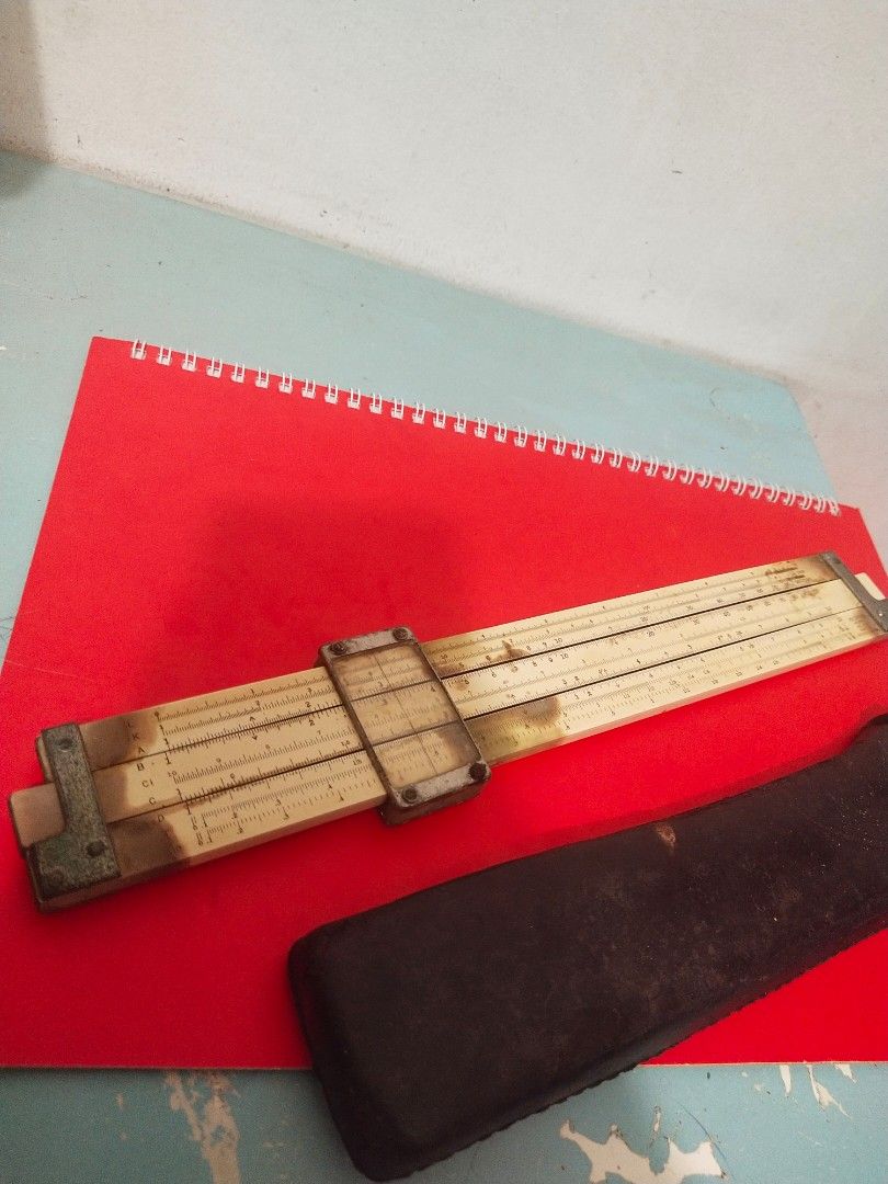 vintage "Slide Rule"/1950s era/Stained & Used/For restoration on Carousell