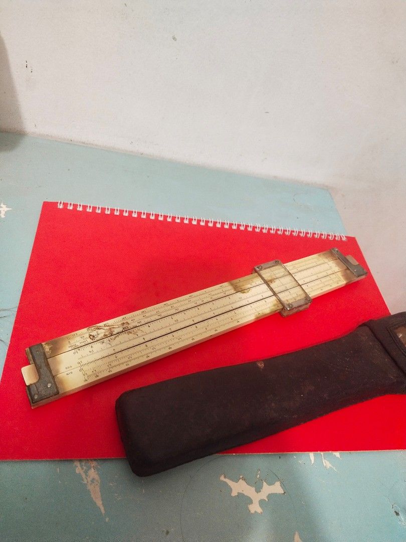 vintage "Slide Rule"/1950s era/Stained & Used/For restoration on Carousell