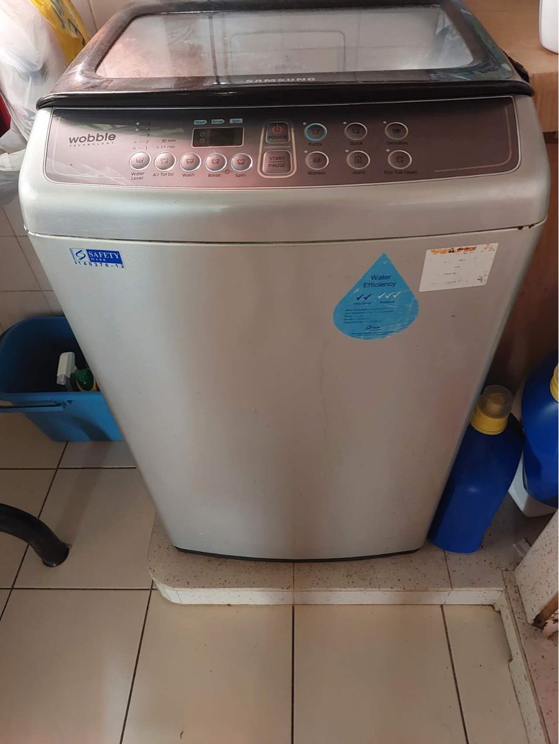 Wobble Technology washing machine, TV & Home Appliances, Washing ...