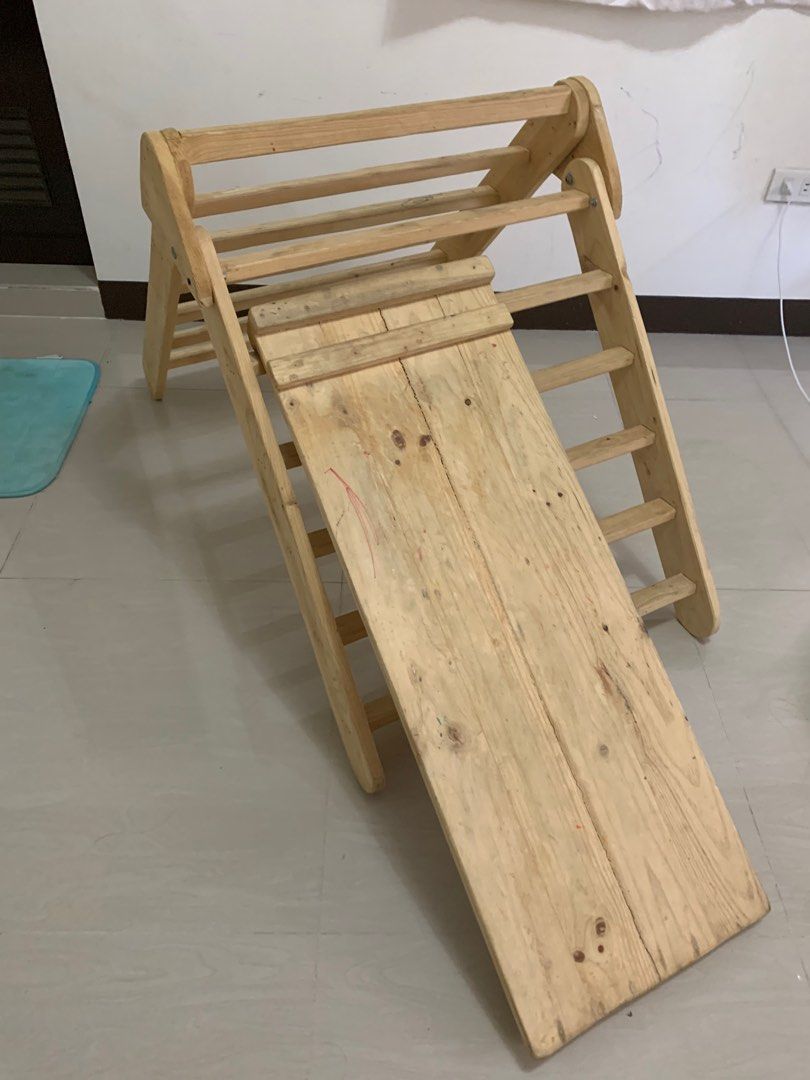 Wooden Pikler Triangle, Babies & Kids, Baby Nursery & Kids Furniture ...