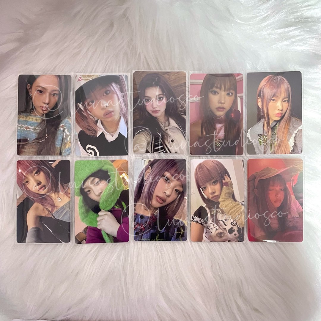 WTS NewJeans Omg Album Photocards Message Card Group Version Hanni Minji Danielle Haerin Hyein ...