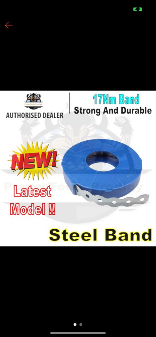 GALVANISED STEEL BAND/ FIXING BAND/ METAL HANGER STRIPS 17NM, Furniture ...