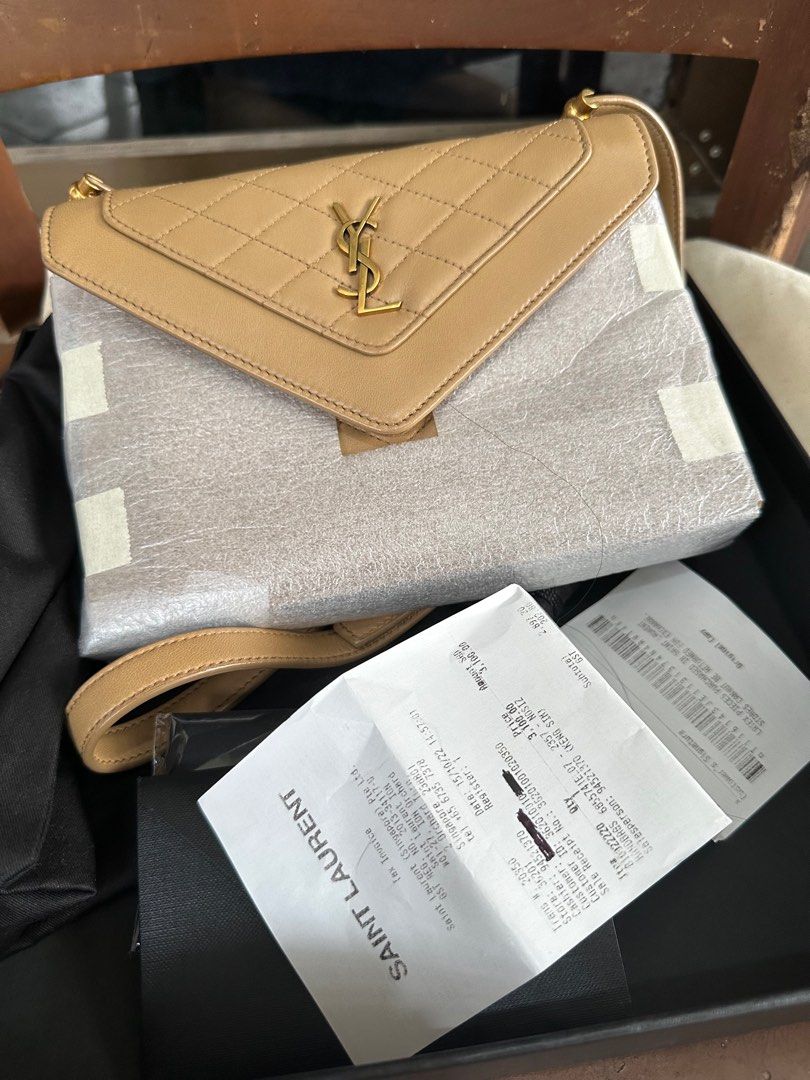 YSL gaby natural tan, Barang Mewah, Tas & Dompet di Carousell