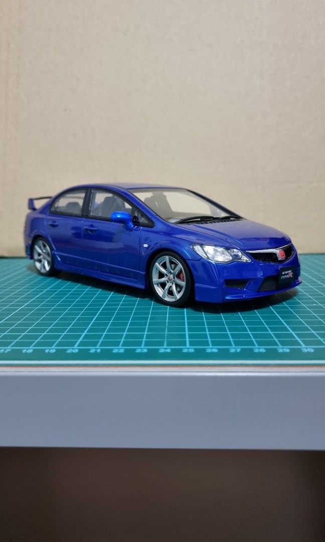 1:18 1/18 Otto Otto Model Otto Mobile Honda Civic Type-R FD2R FD2 Blue display scale model car ...