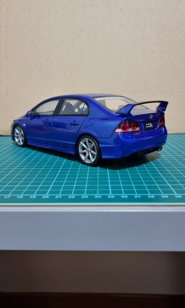 1:18 1/18 Otto Otto Model Otto Mobile Honda Civic Type-R FD2R FD2 Blue ...