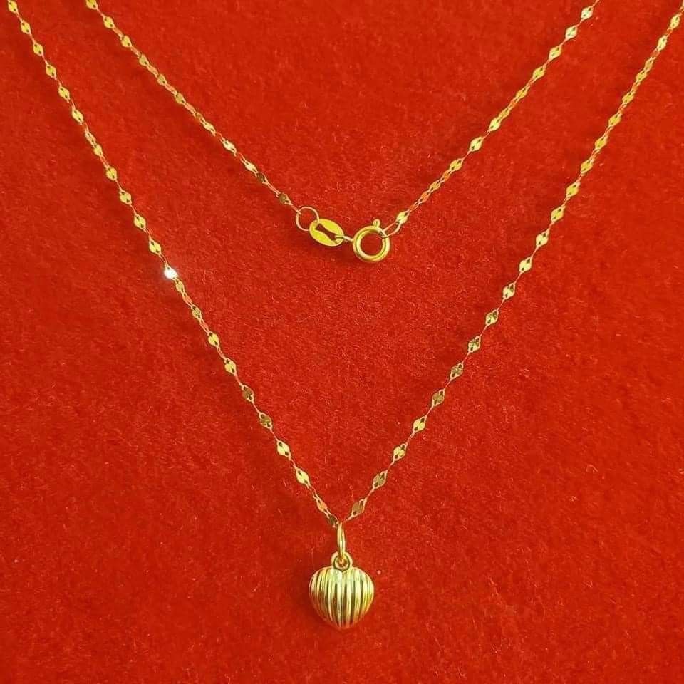18inch Saudi Gold Necklace on Carousell