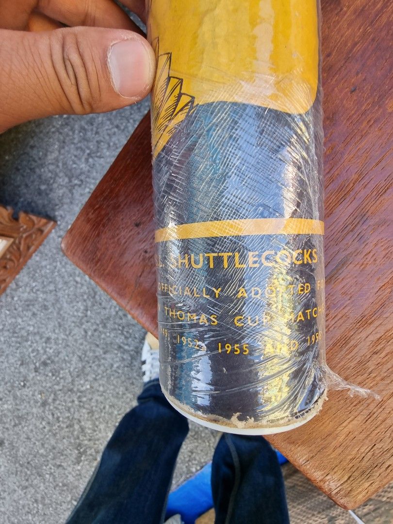 1950s RSL Thomas Cup Shuttle Cock Bulu Tangkis England Raket Racquet ...