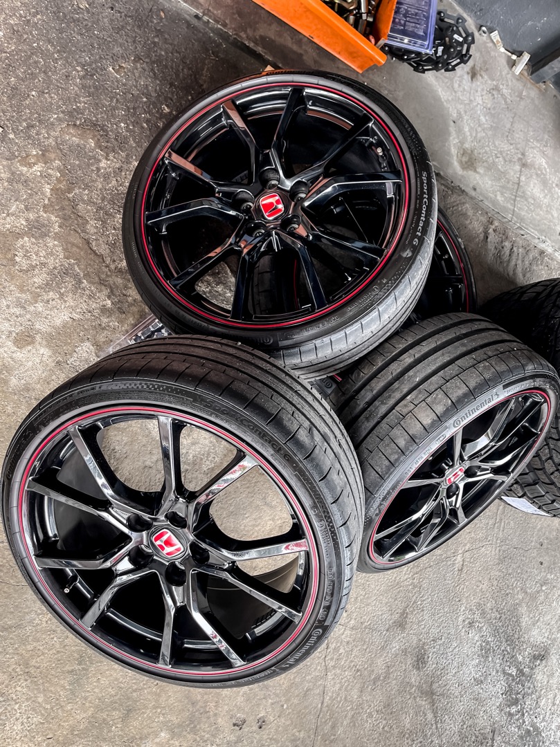 2019 Honda Civic FK8 Type R Factory Wheels + Continental SportContact 6 ...