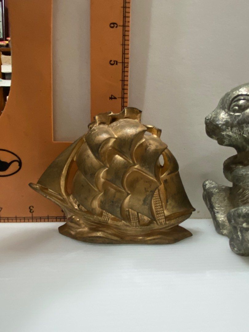 50s Squirrel & Yatch Made in Occupine Japan Coin Bank, Hobbies & Toys ...