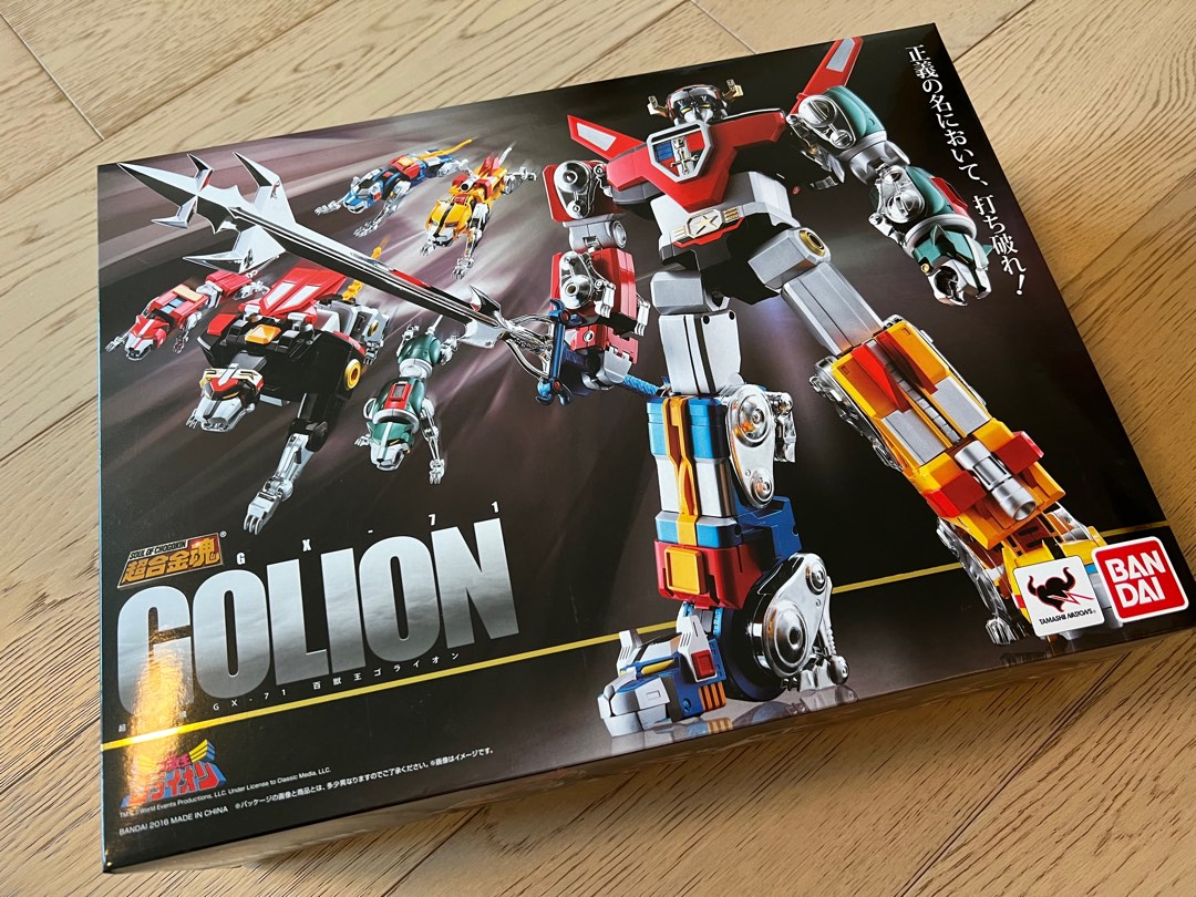 全新未開 日版超合金魂GX-71 百獸王 GOLION VOLTRON 初版, 興趣及遊戲, 玩具 & 遊戲類 - Carousell