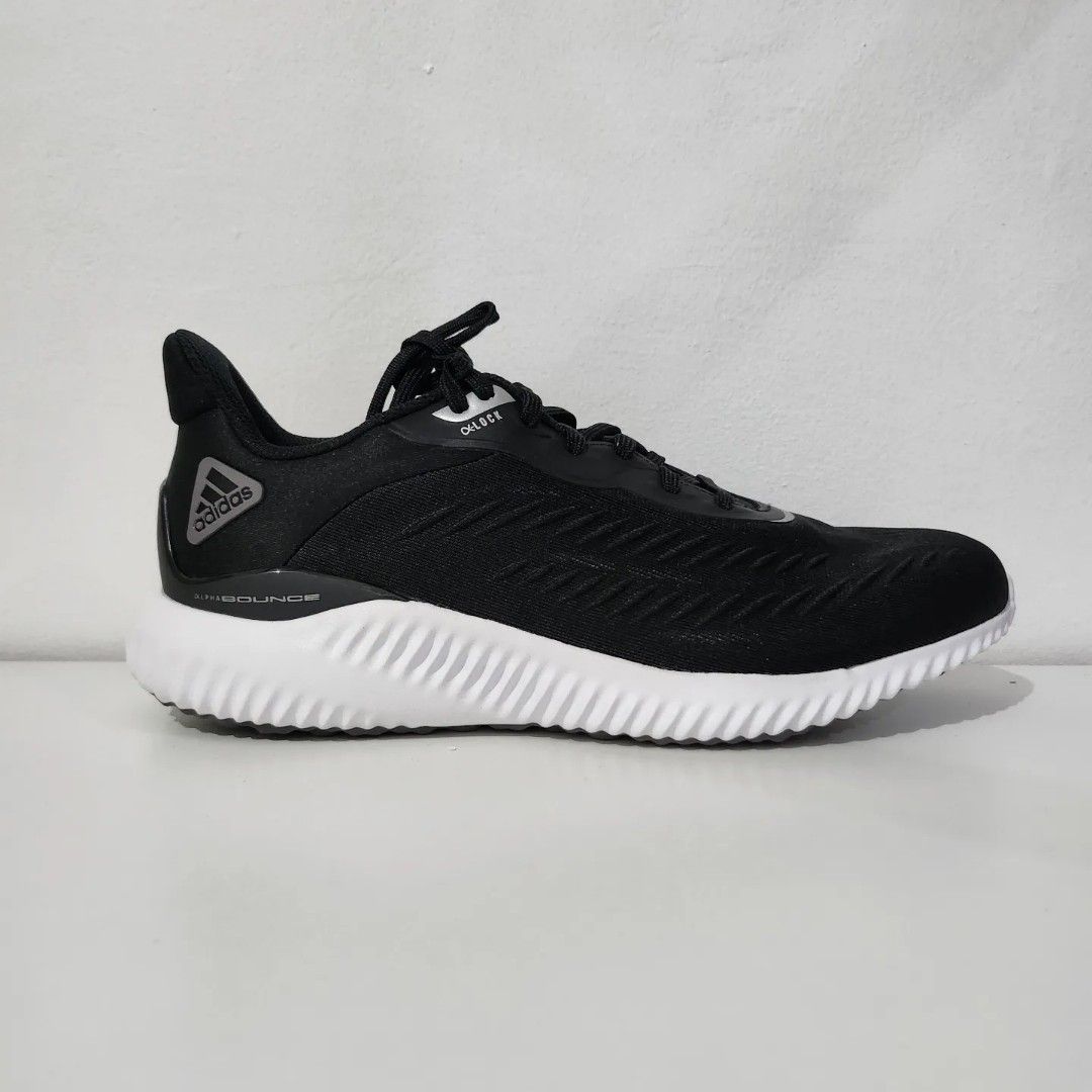 Adidas Alphabounce Black size 43 1/3 44 44 2/3 / sneakers running ...