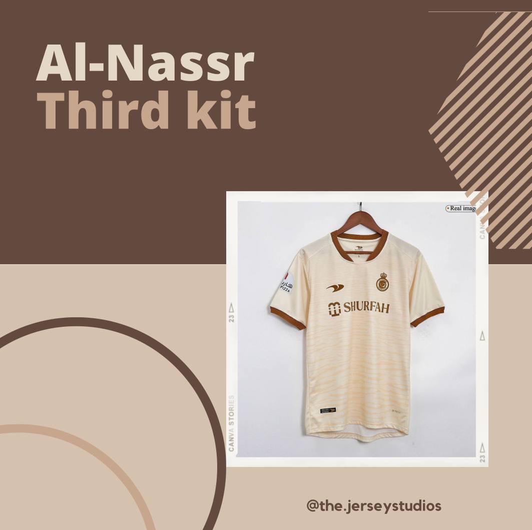 Al Nassr Third Jersey 22/23, Sports Equipment, Sports & Games, Racket ...