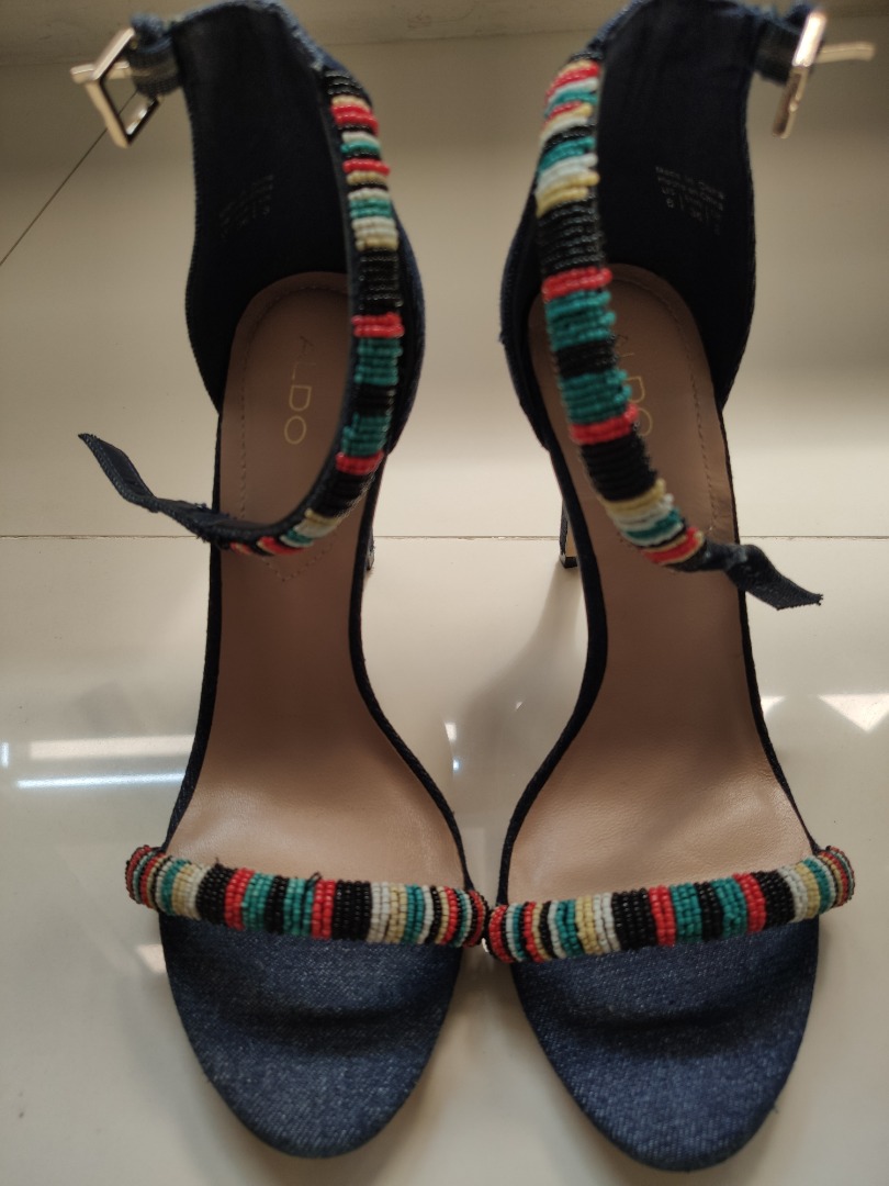 Aldo Denim Stilettos Heels. UPDATED PRICE!, Women's Fashion, Footwear ...