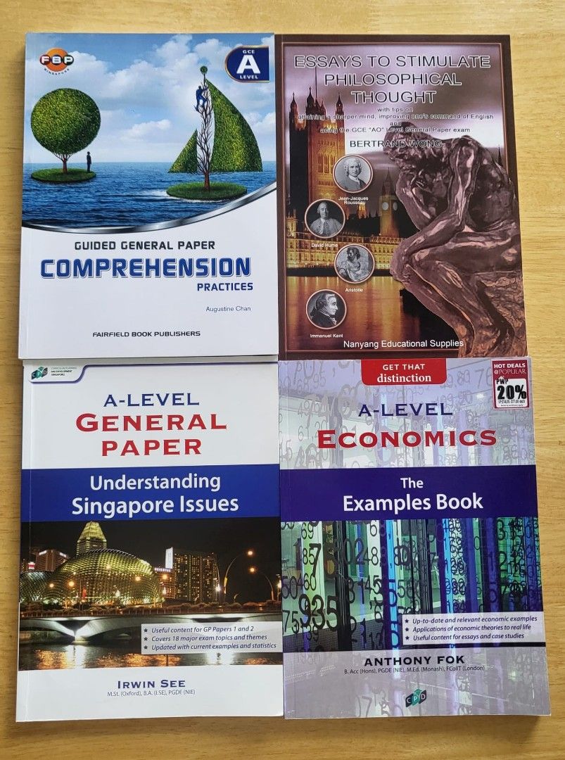 Alevel assessment books + one O level English book, Hobbies & Toys, Books & Magazines ...