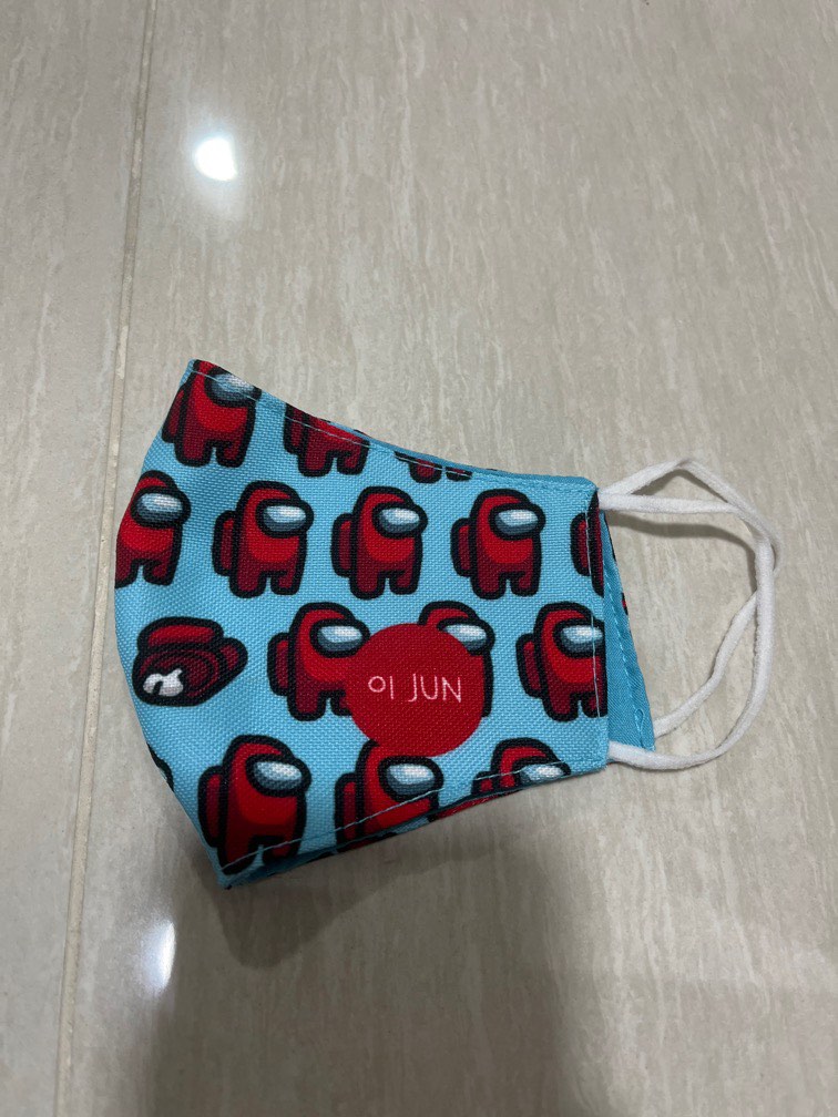 Among Us Mask, Health & Nutrition, Face Masks & Face Shields on Carousell