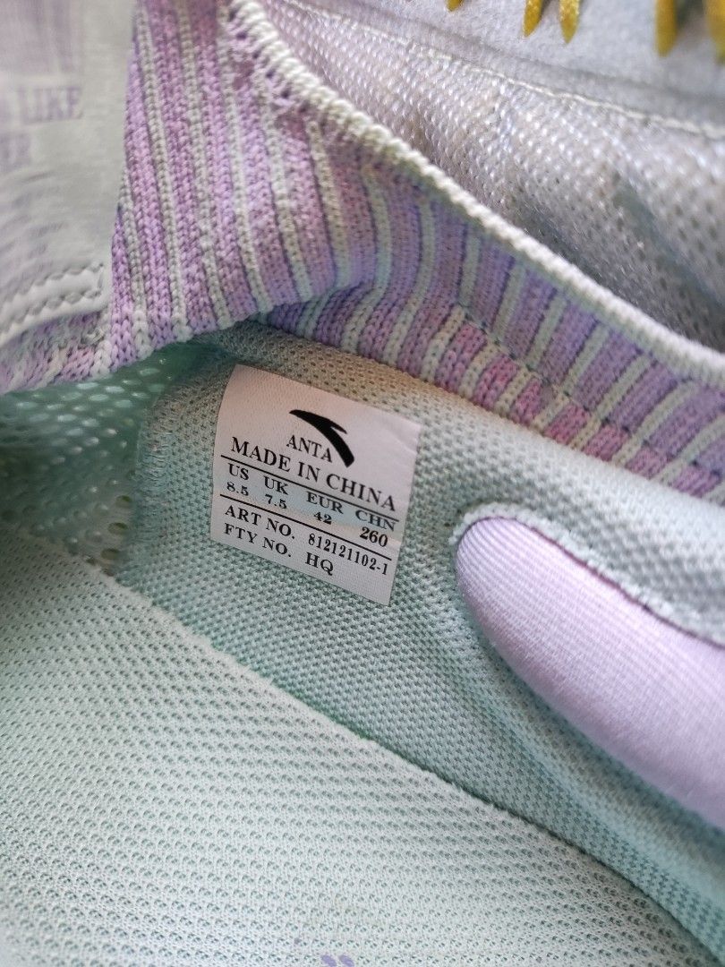 Anta KT 6 Low 'Floating Clouds', Men's Fashion, Footwear, Sneakers on Carousell