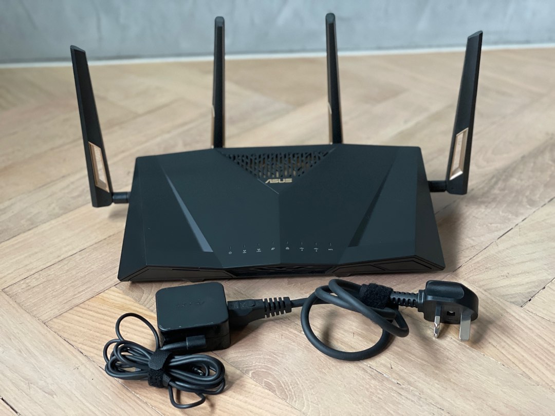 Asus RT-AX88U Wireless Gigabit Dual Band Router, Computers & Tech ...
