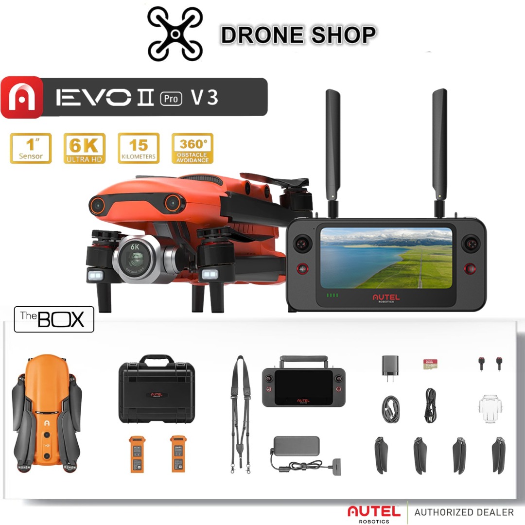 Autel Robotics EVO 2 Pro V3 With Smart Controller, Photography, Drones ...