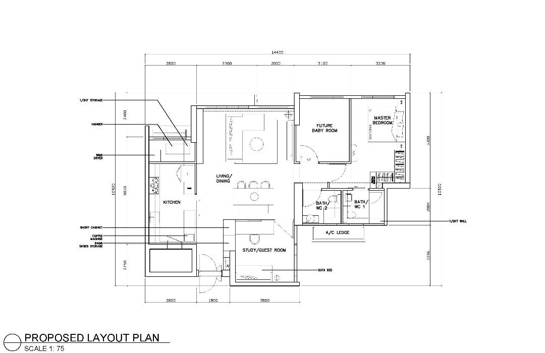 Autocad Floorplan Drafter Layout Plan Section Plan 2D Drafter CAD ...