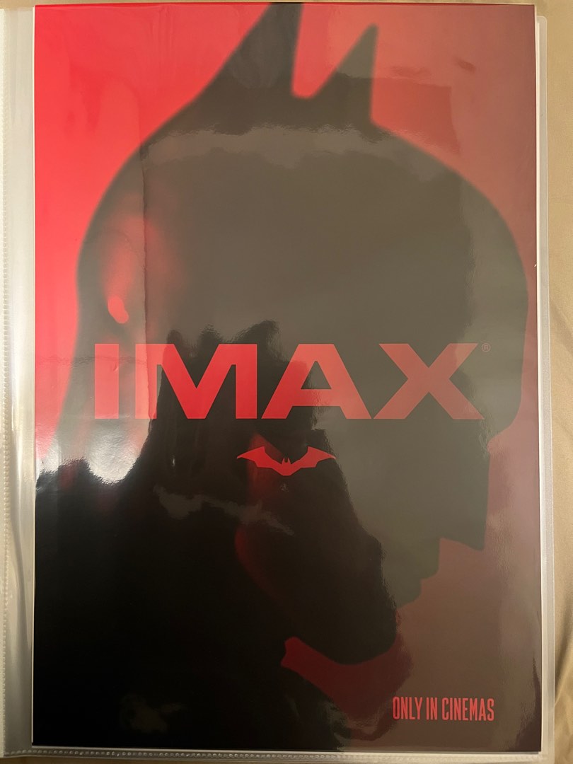 Batman IMAX A3 Poster, 興趣及遊戲, 玩具 & 遊戲類 - Carousell