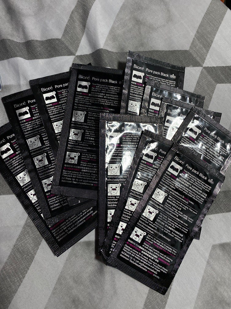 BIORE PORE PACK BLACK, Beauty & Personal Care, Face, Face Care on Carousell