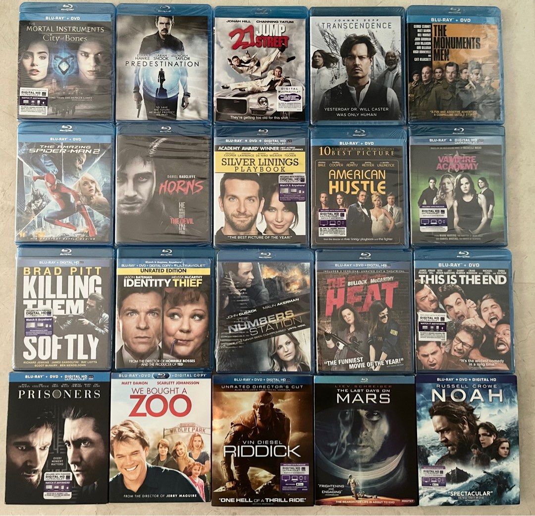 Blu Ray Movies, Hobbies & Toys, Music & Media, CDs & DVDs on Carousell