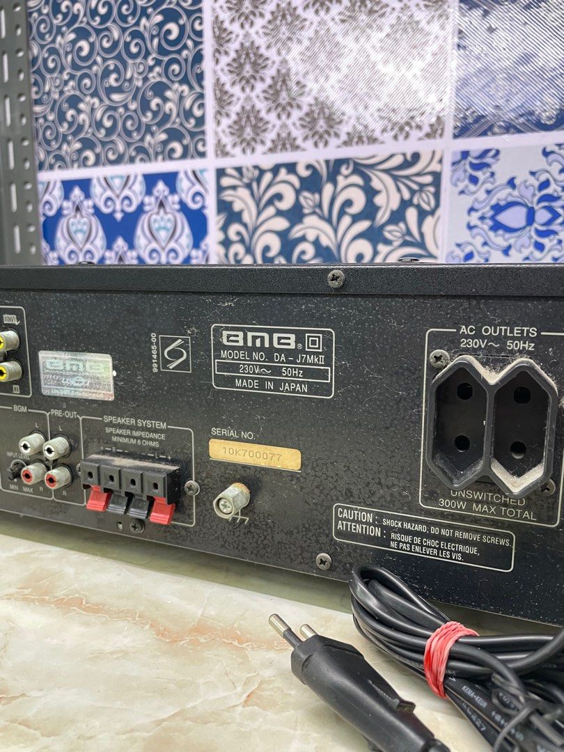 BMB DA-J7 MK II Karaoke amplifier, Audio, Soundbars, Speakers ...