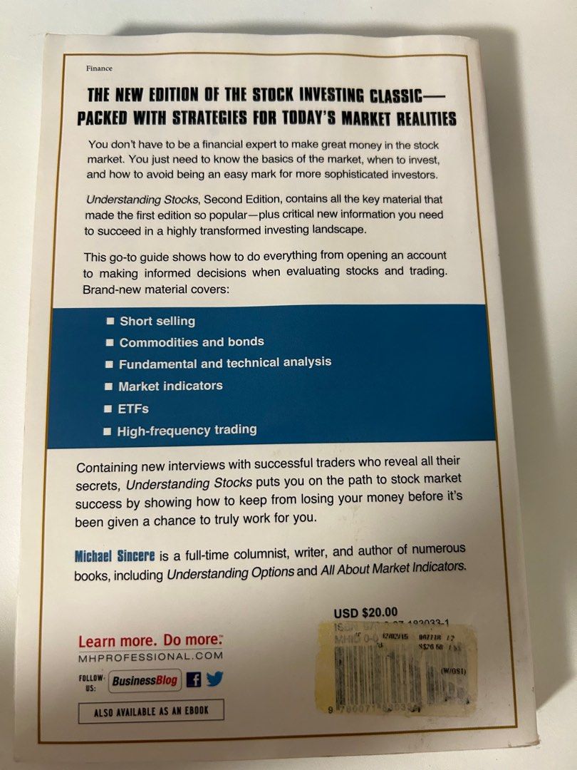 Book 28 - Understanding stocks , Hobbies & Toys, Books & Magazines ...