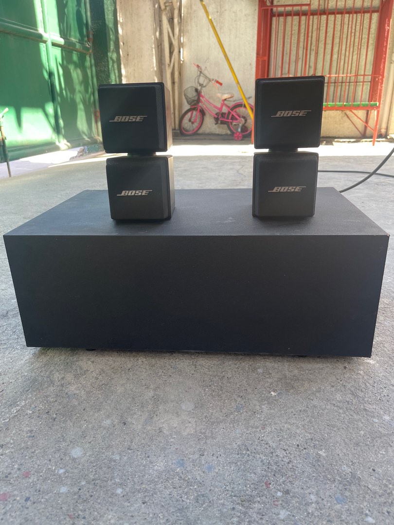RUSH Bose Acoustimass Speaker System and Cubes, Audio, Soundbars ...