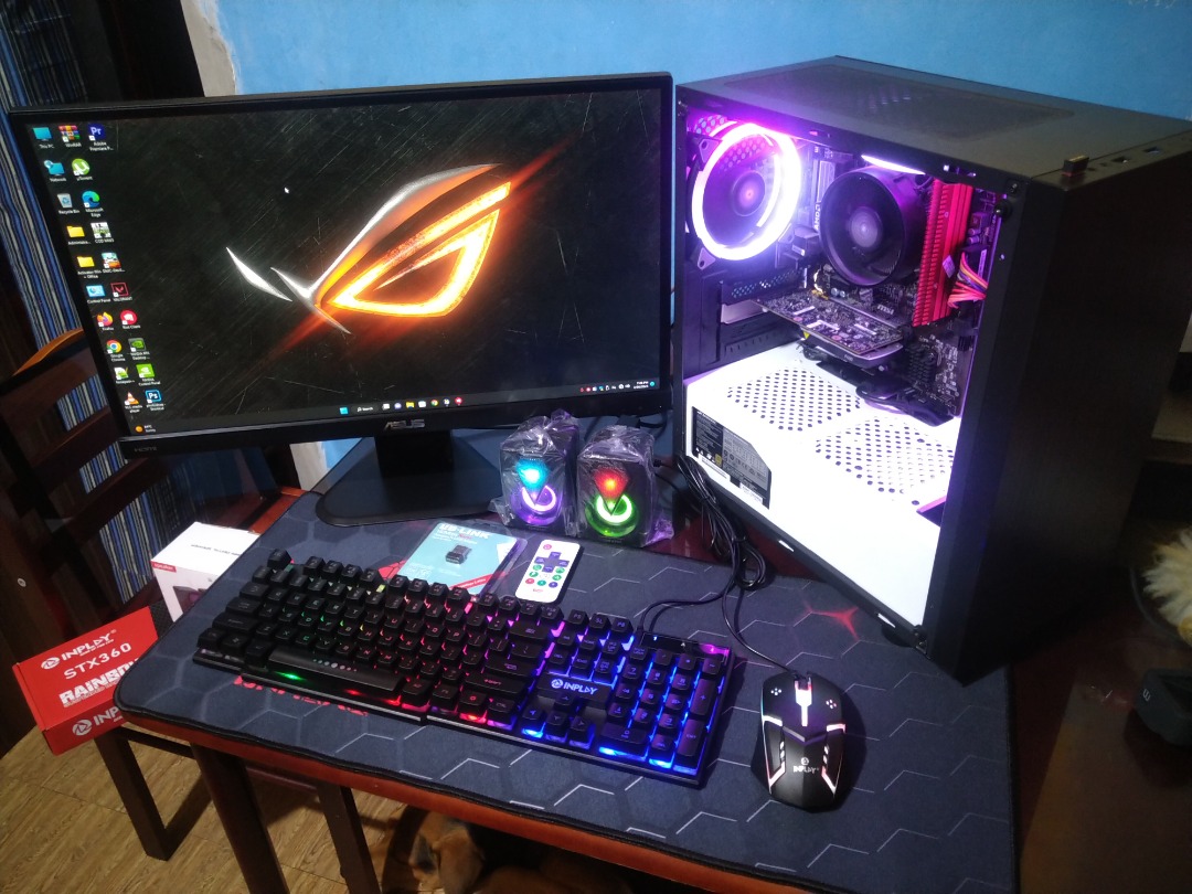 Brand new AMD Gaming Desktop System Set Package AMD Ryzen 3 1300x 4core ...