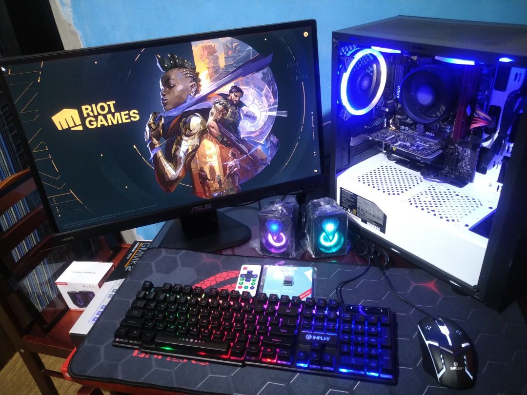 Brand new AMD Gaming Desktop System Set Package AMD Ryzen 3 1300x 4core ...