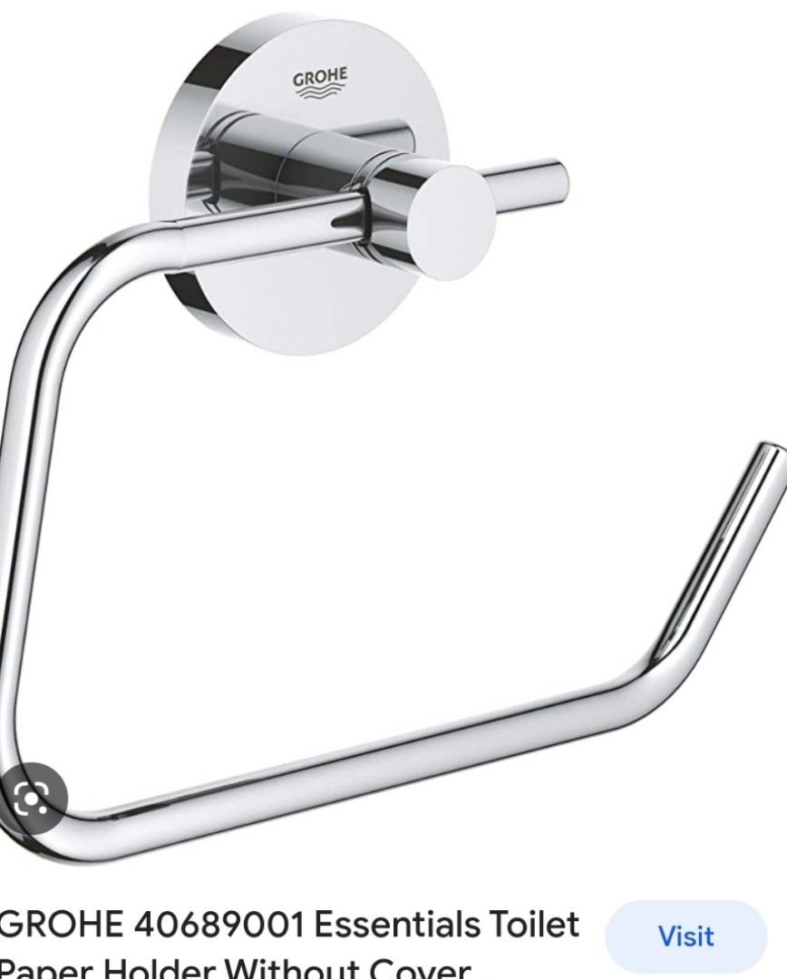 Brand new Grohe toilet roll holder, Furniture & Home Living, Bathroom & Kitchen Fixtures on ...