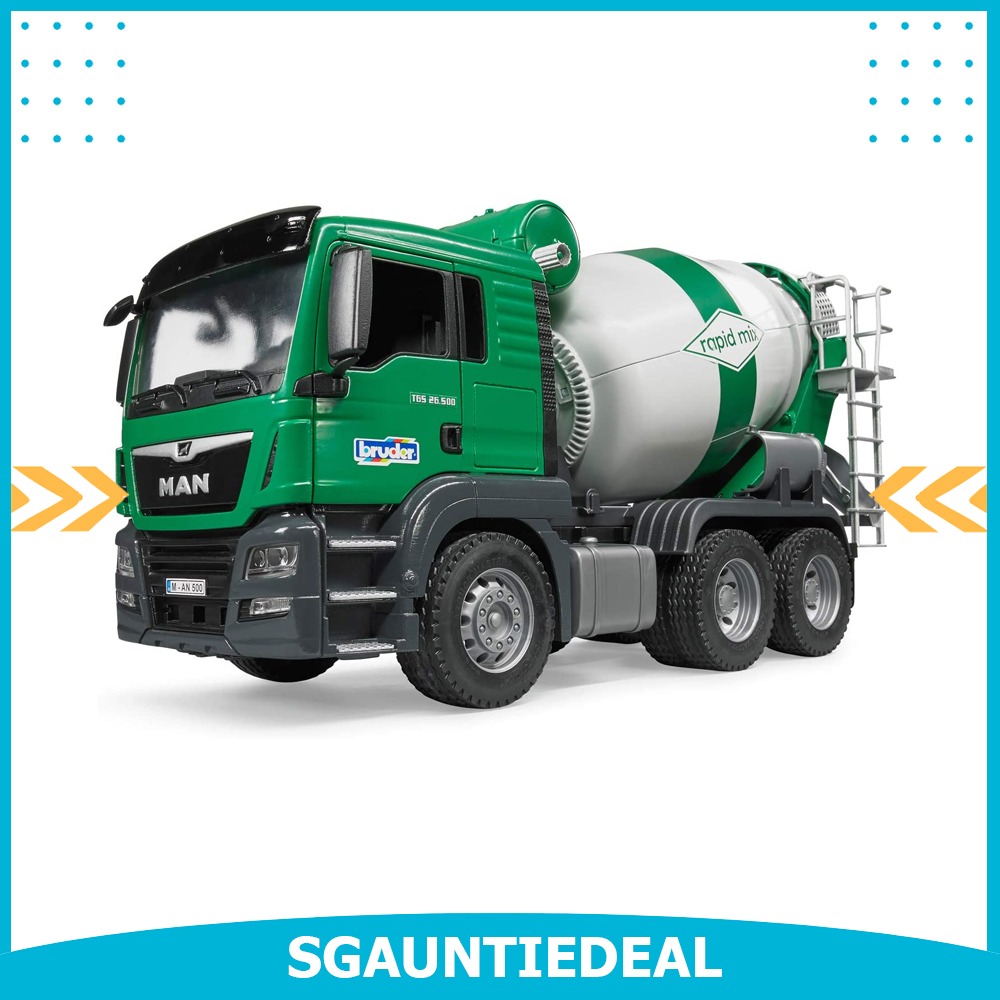 Bruder 03710 MAN TGS Cement Mixer Truck, Hobbies & Toys, Toys & Games ...