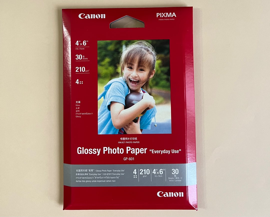 Canon Glossy Paper “Everyday Use”, Hobbies & Toys, Stationery & Craft ...