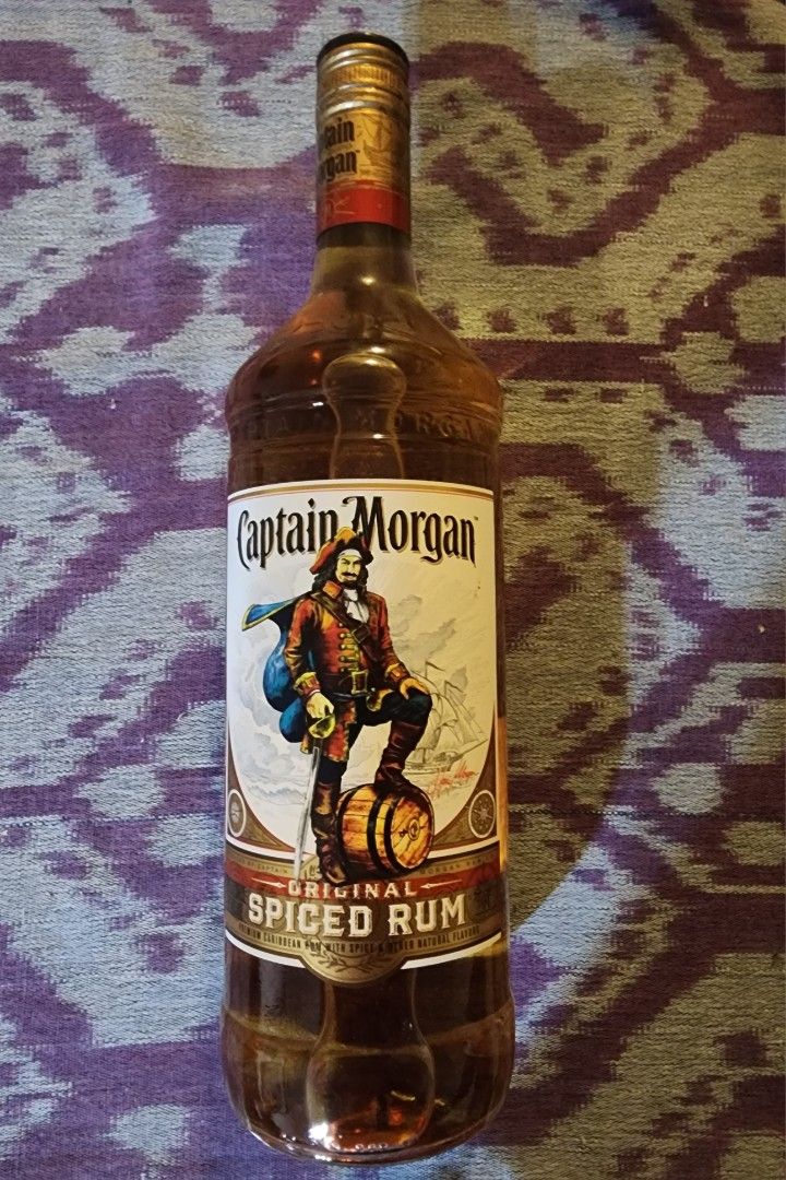 Captain Morgan Original Spiced Rum 1L, Food & Drinks, Alcoholic Beverages on Carousell