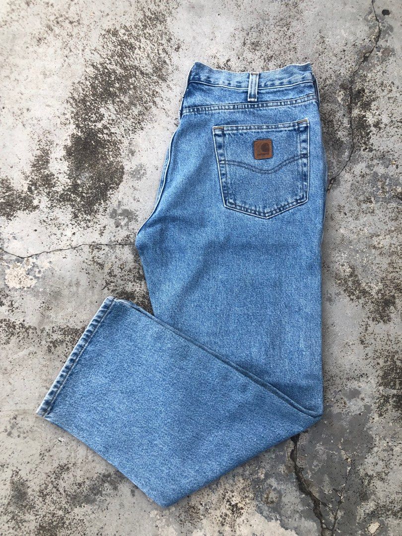 Carhatt jeans, Men's Fashion, Bottoms, Jeans on Carousell