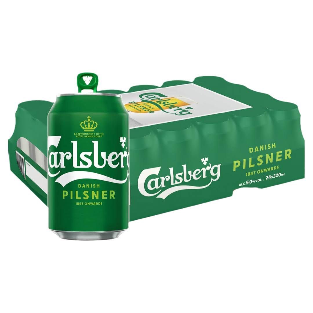 Carlsberg 330ml, Food & Drinks, Alcoholic Beverages on Carousell
