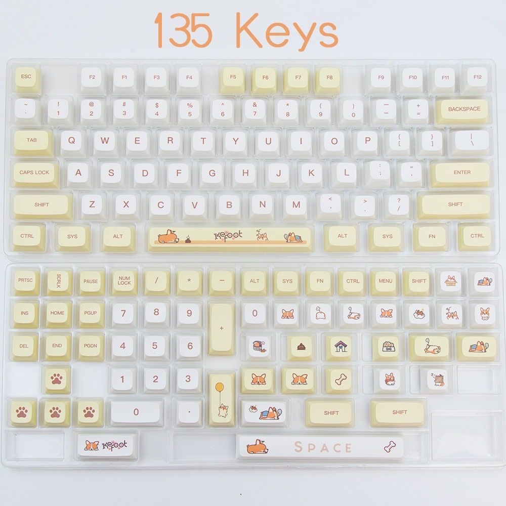 CARTOON MECHANICAL KEYBOARD KEYCAPS, Computers & Tech, Parts ...