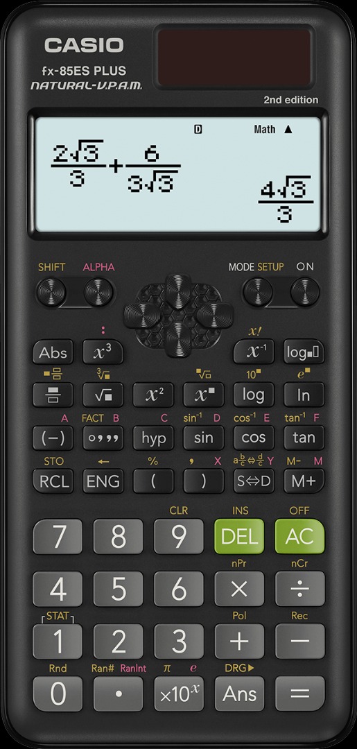 Casio Calculator - fx-85es plus 2nd edition, Hobbies & Toys, Stationery ...