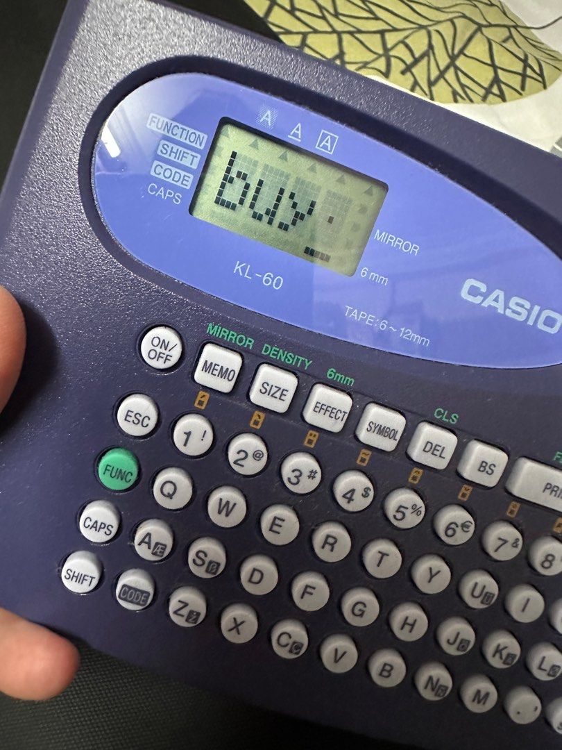 Casio EZ-Label Printer, Hobbies & Toys, Stationery & Craft, Stationery ...