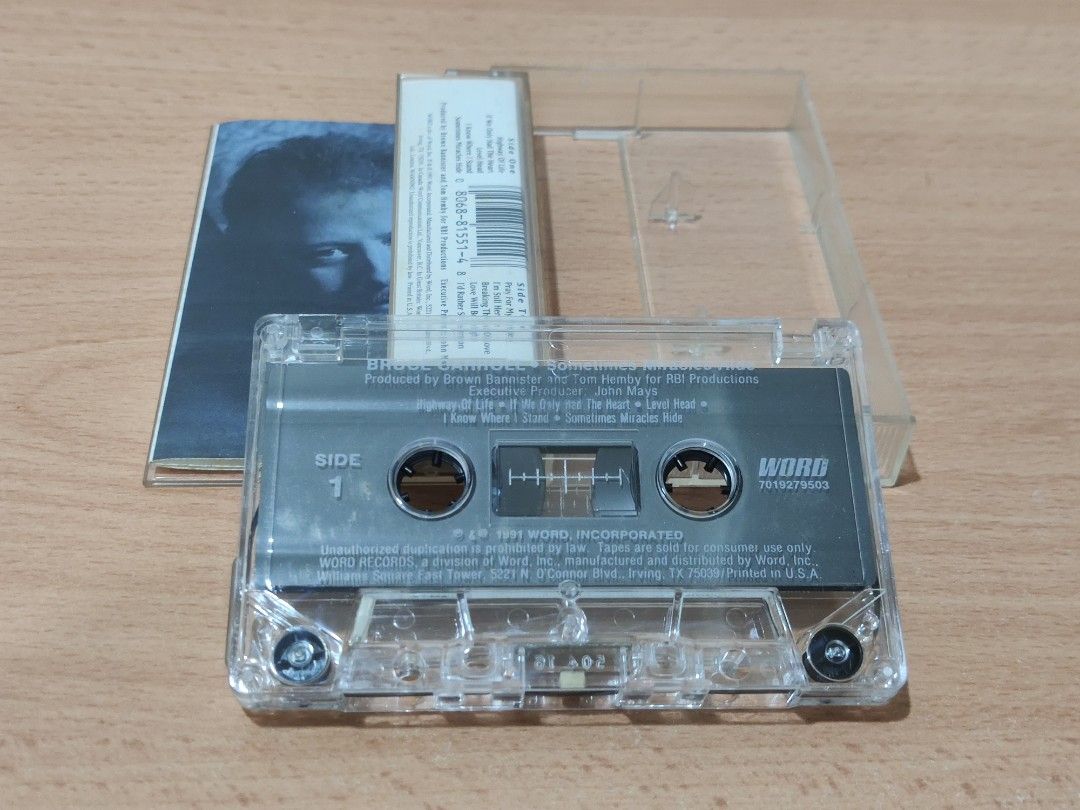 (Cassette) Bruce Carroll Sometimes Miracles Hide, Hobbies & Toys, Music ... (Cassette) Bruce Carroll Sometimes Miracles Hide, Hobbies & Toys, Music ...
